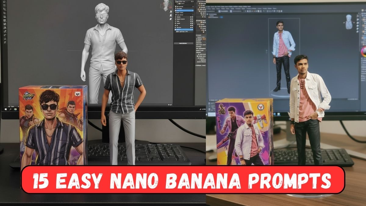 Google AI स्टूडियो में शानदार 3D मॉडल बनाने के लिए 15 आसान Nano Banana ...